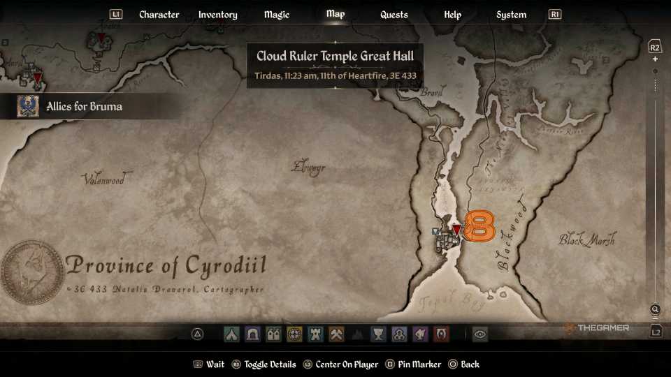 How To Complete Allies For Bruma In Oblivion Remastered