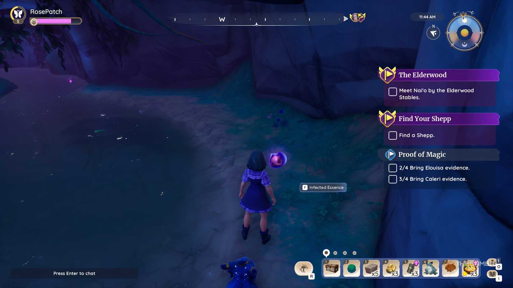 How To Get Elderwood Potions Using Infected Essence In Palia.