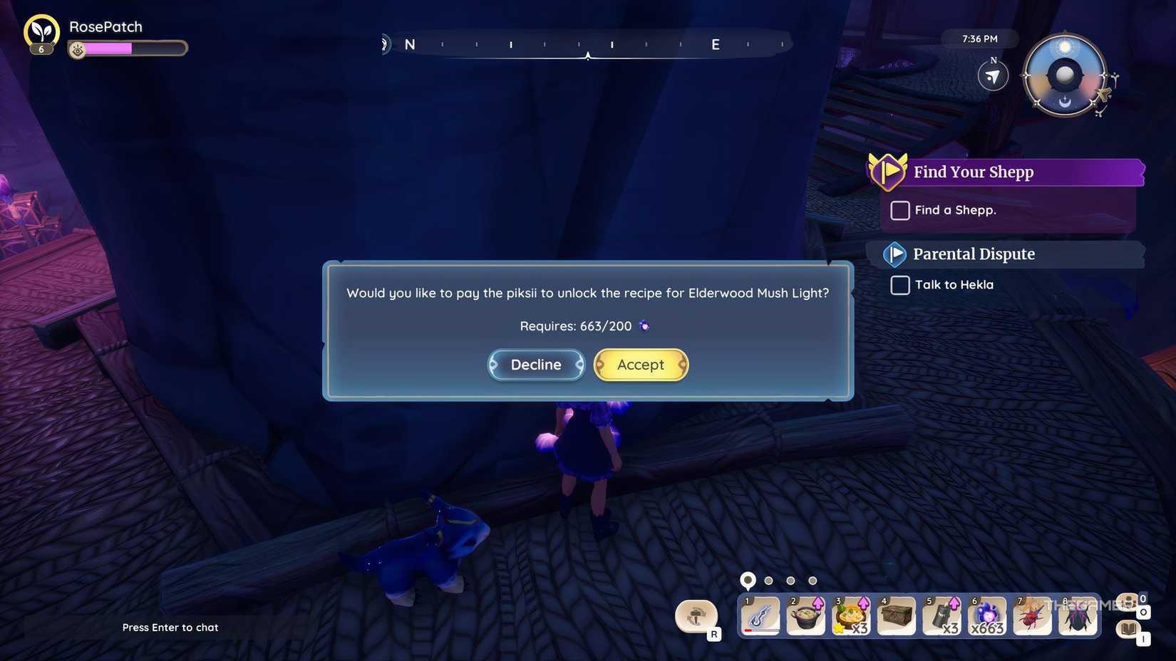 How To Get Elderwood Potions Using Infected Essence In Palia.