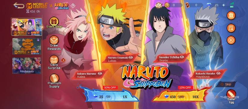 How To Get The Free Gaara Skin And Every Detail Of The Naruto Event In ...