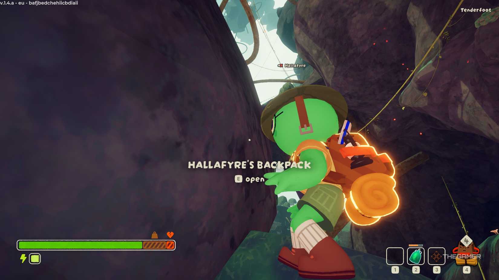 How To Use The Backpack In Peak