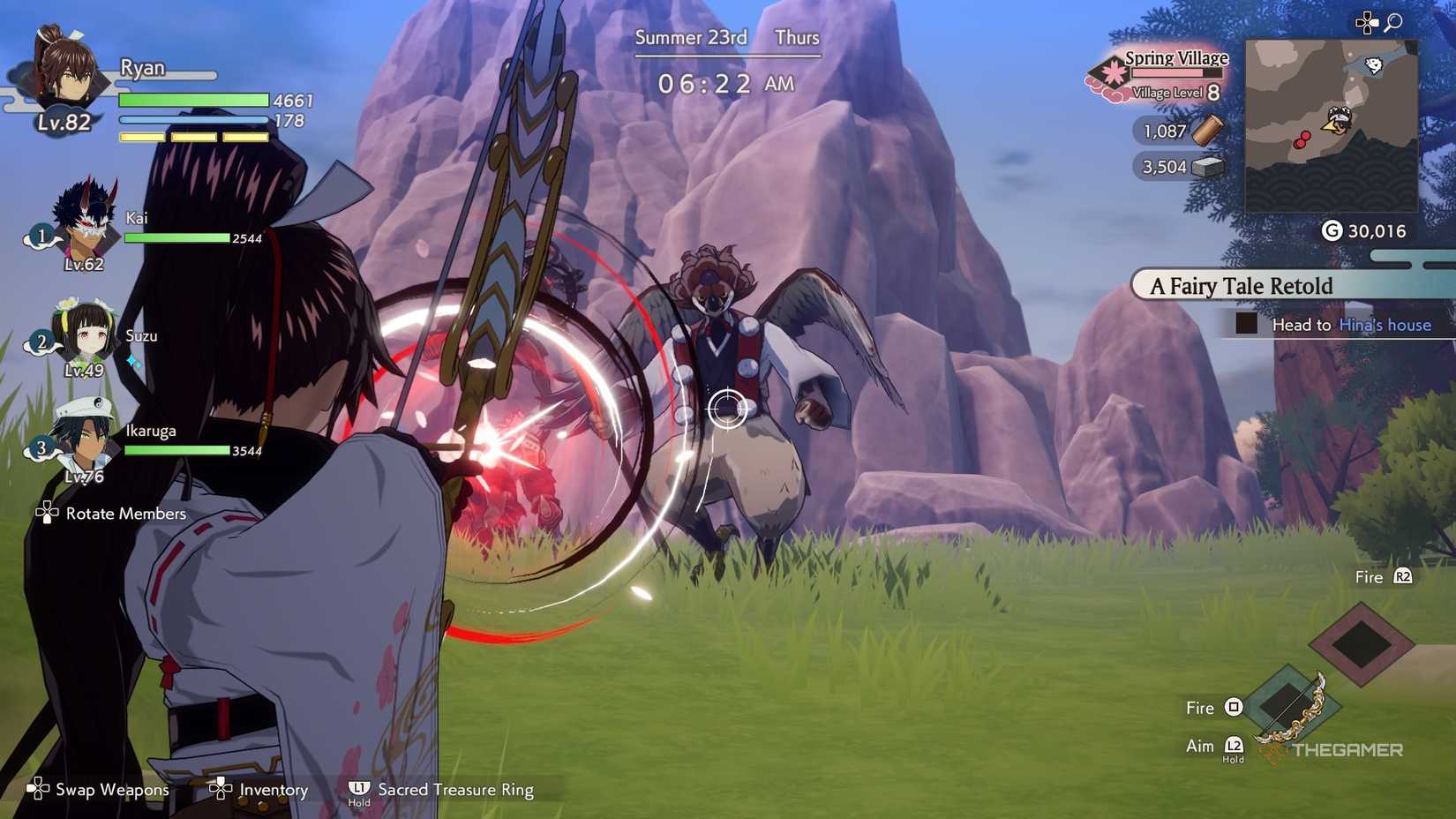 Best Weapon Types To Use In Rune Factory: Guardians Of Azuma