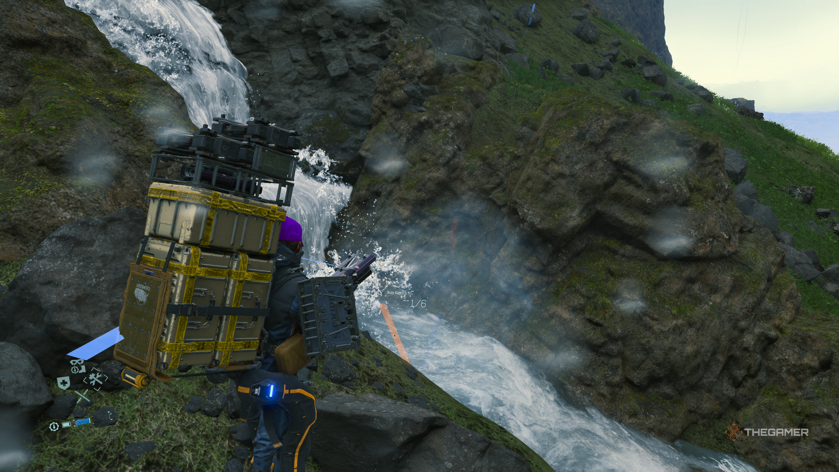 Walking Across Death Stranding In A Completely Straight Line