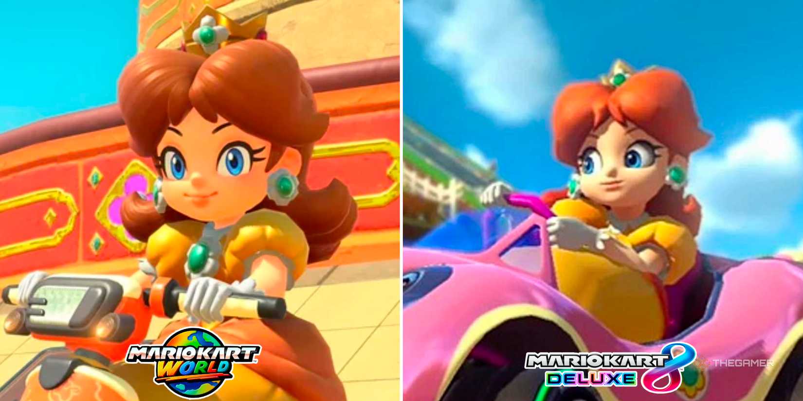 Mario Kart World Character Designs Compared To Their Classic Looks