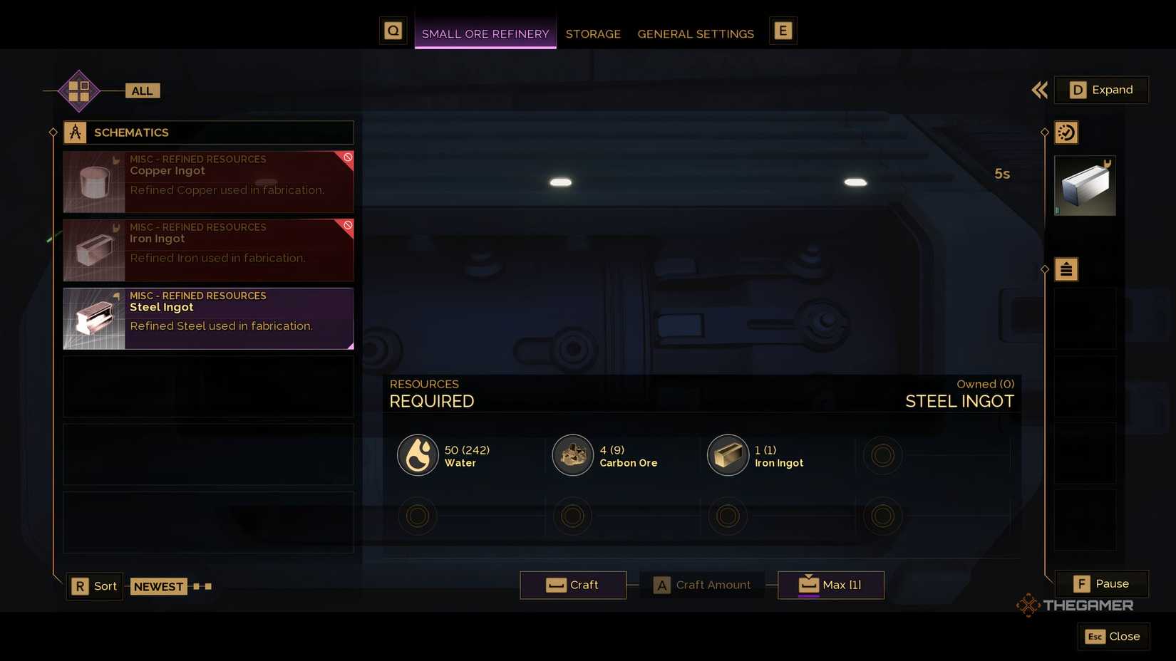 Where To Collect All Resources To Craft Steel In Dune Awakening