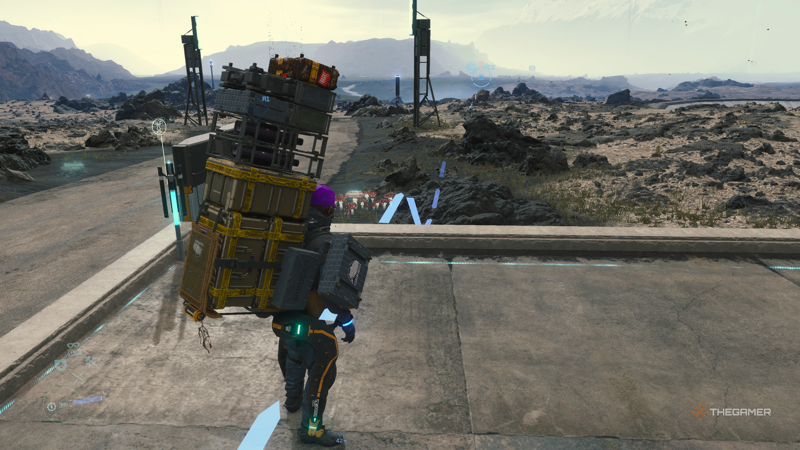 Walking Across Death Stranding In A Completely Straight Line