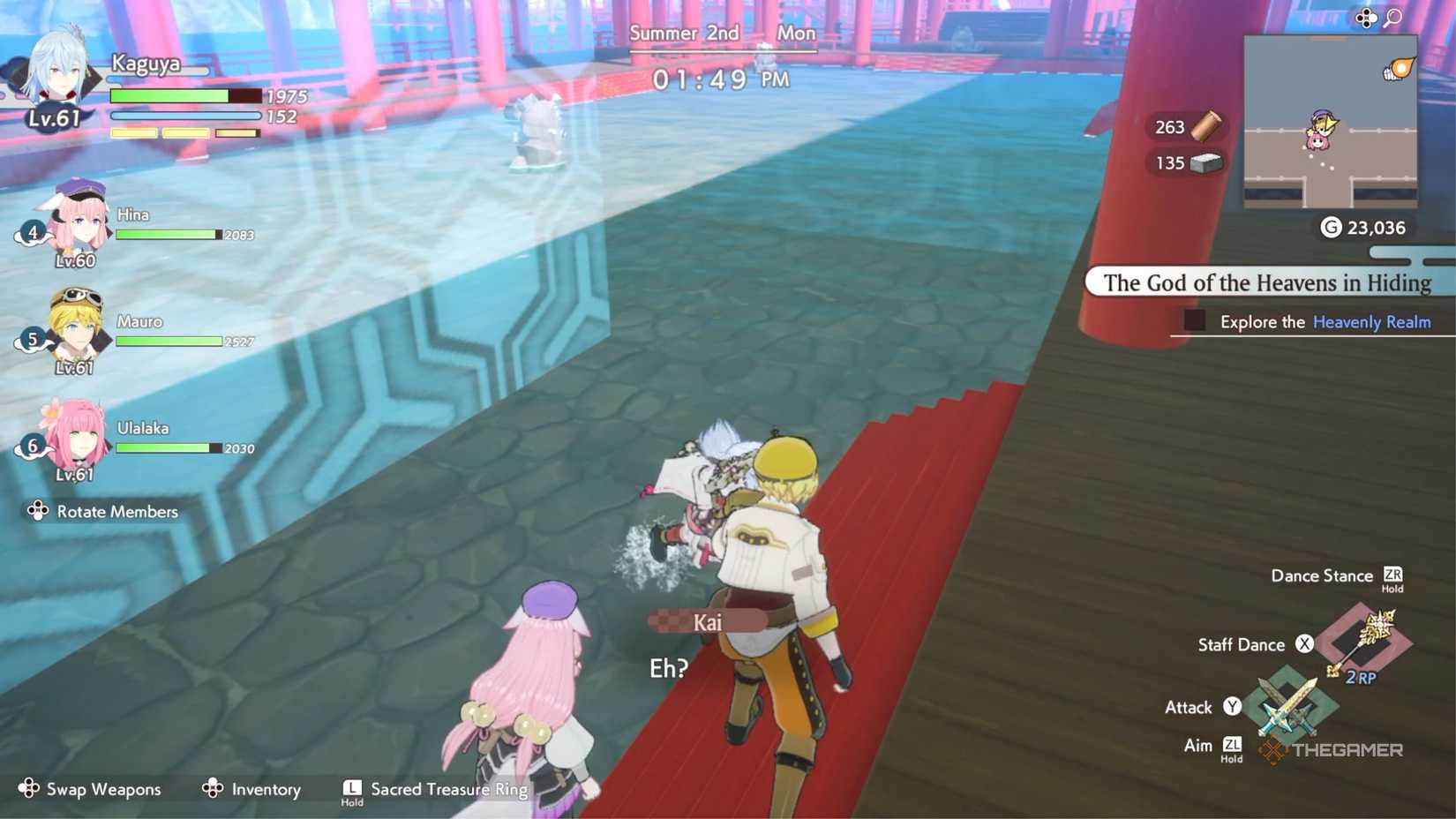 How To Get The Floating Frog Statue In Heavenly Realm In Rune Factory ...