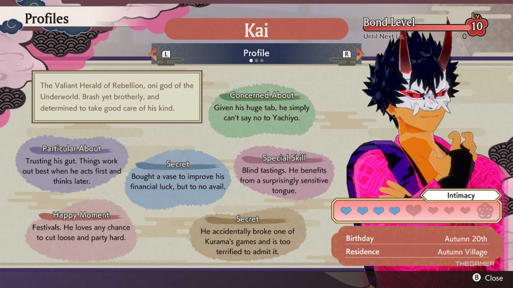 Best Gifts And Hangouts For Kai In Rune Factory: Guardians Of Azuma