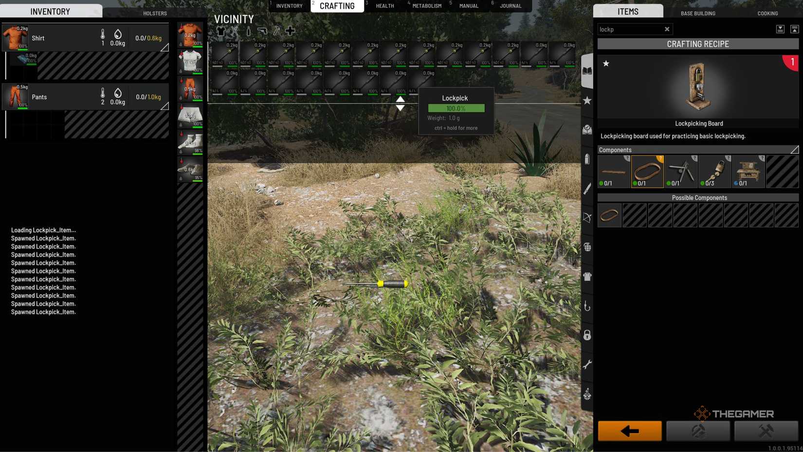 How To Lockpick In Scum