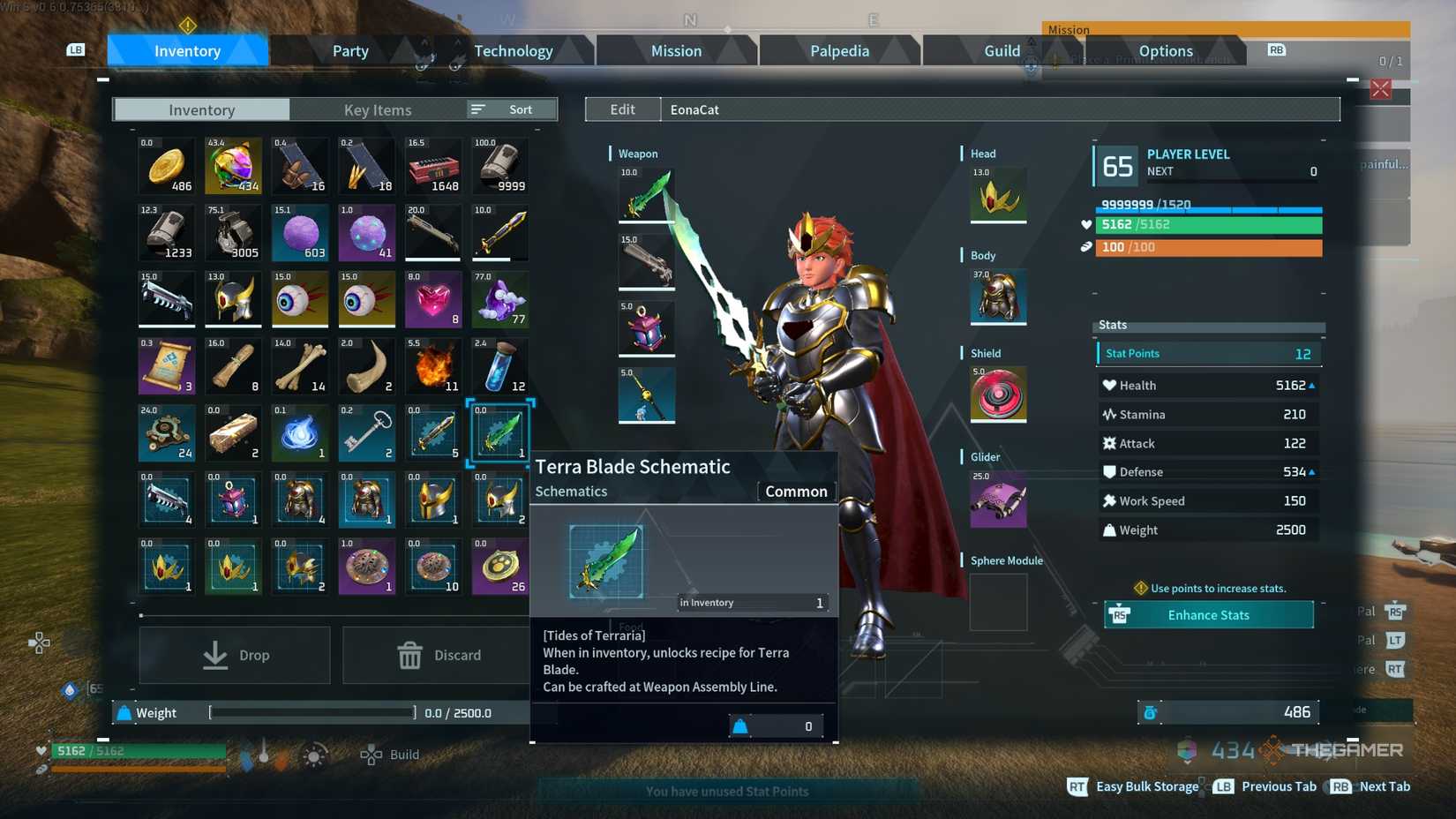 Where To Find Terra Blade Schematic In Palworld