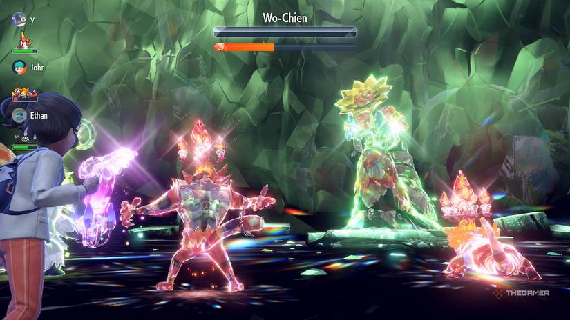 How To Beat And Catch Shiny Wo-Chien In Scarlet And Violet