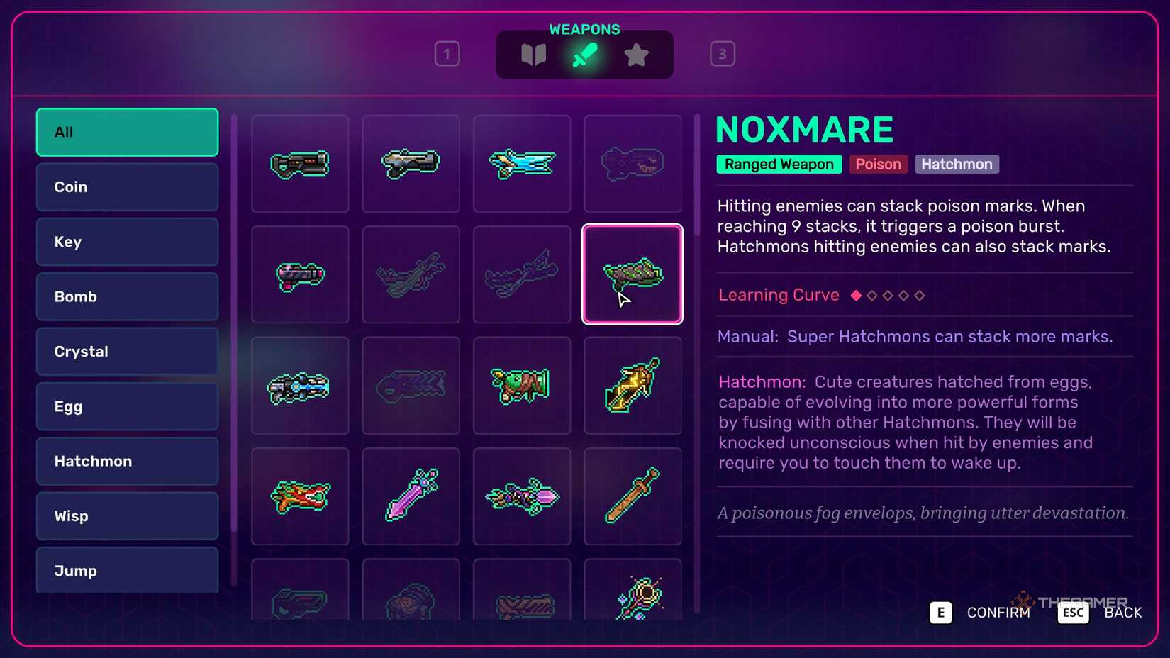 Best Weapons To Use In Neon Abyss 2
