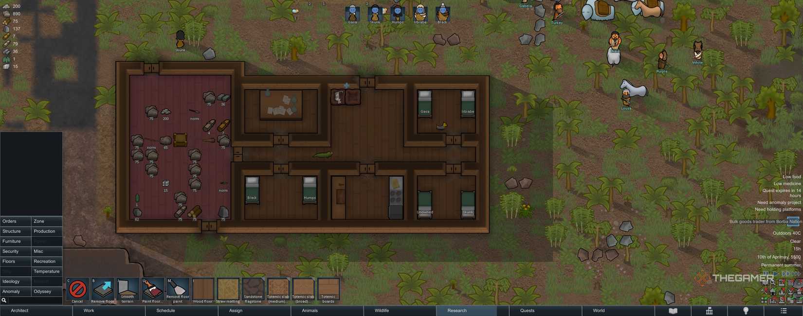 All Room Types In Rimworld