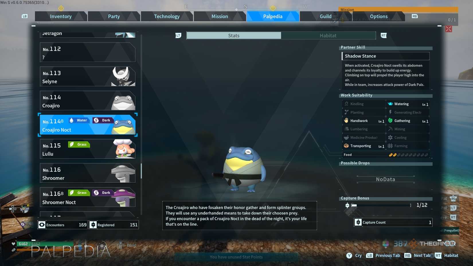 Where To Catch Croajiro Noct In Palworld