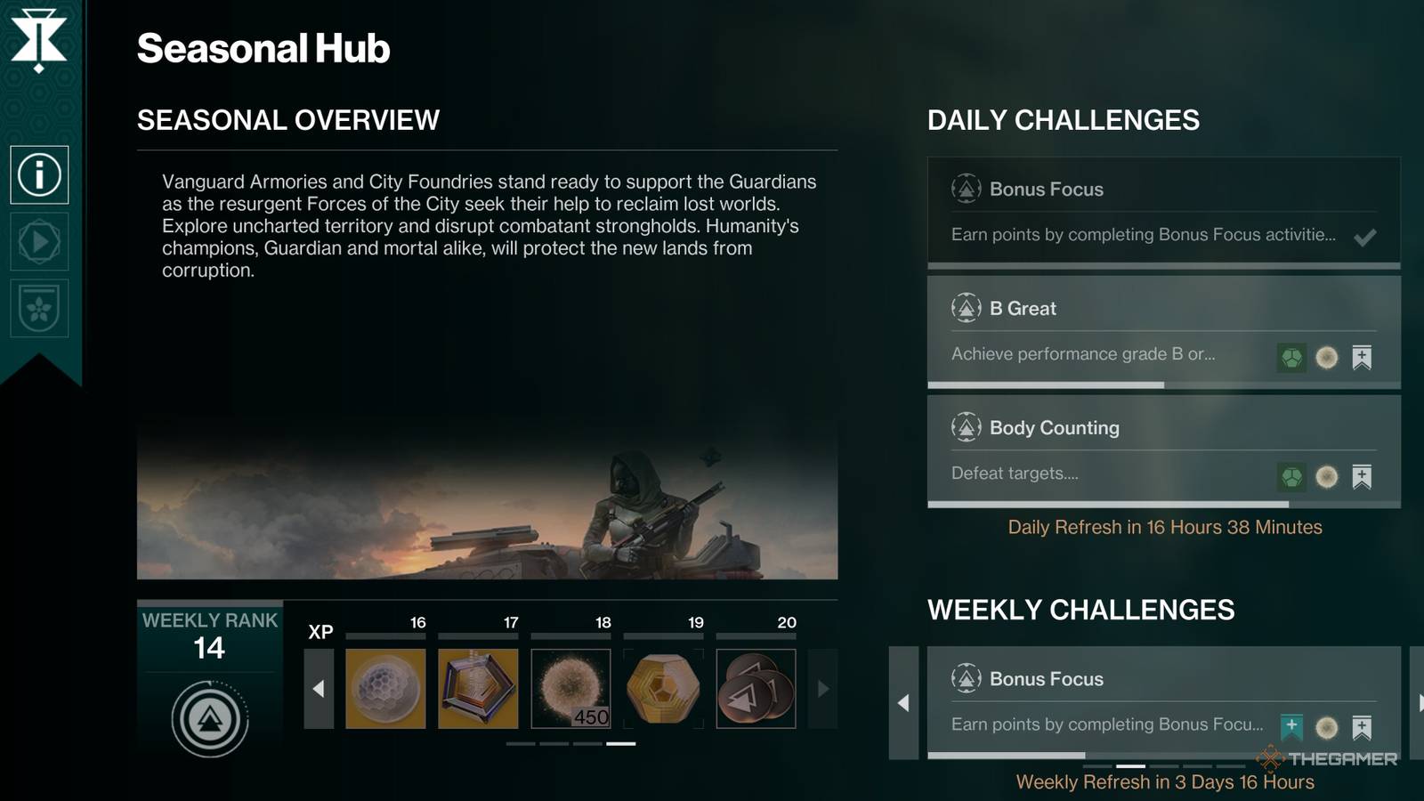 All Seasonal Hub Rewards In Destiny 2: The Edge Of Fate