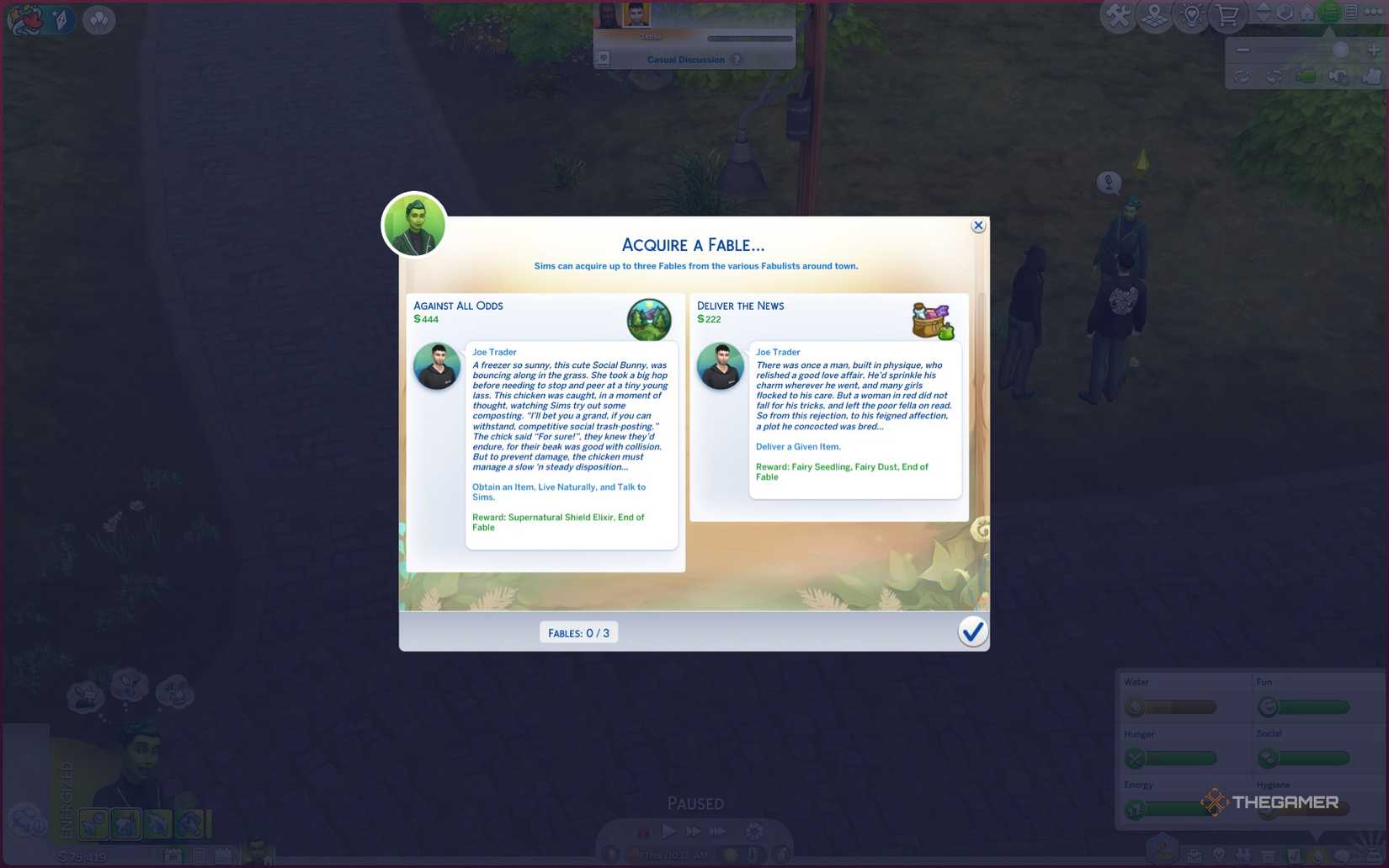 Every Fable And How To Complete It In The Sims 4: Enchanted By Nature