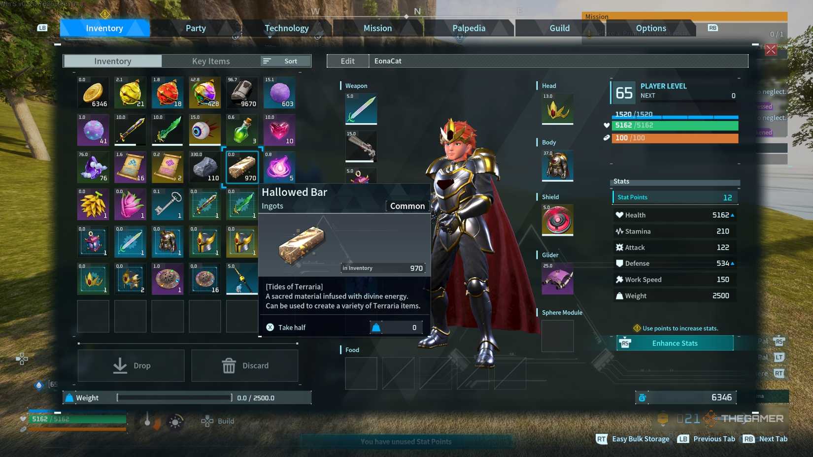 How To Farm Hallowed Bar In Palworld