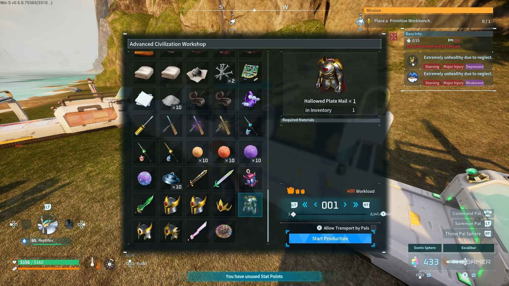 Where To Find The Hallowed Plate Mail Schematic In Palworld