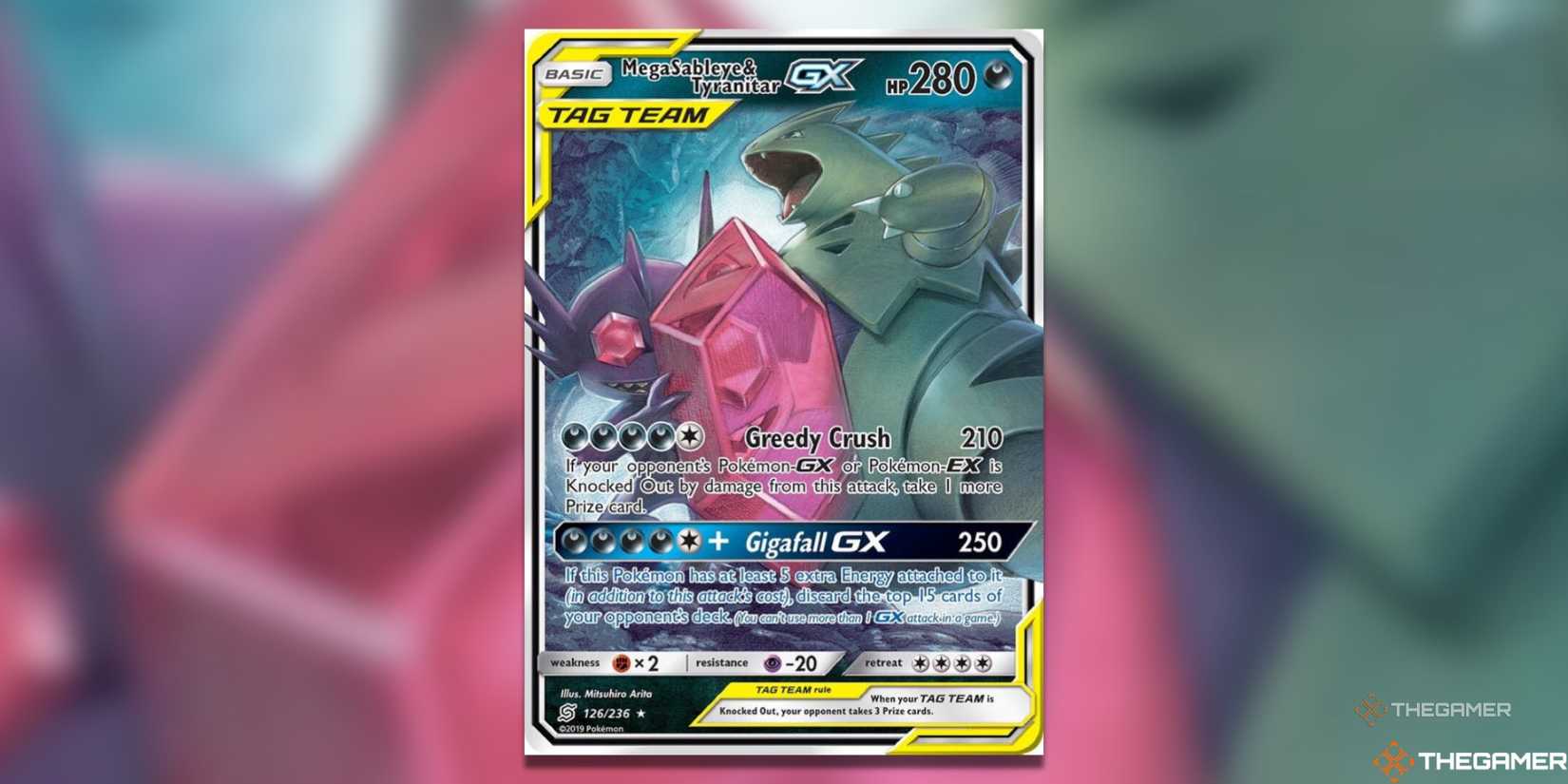 tyranitar mega evolution card