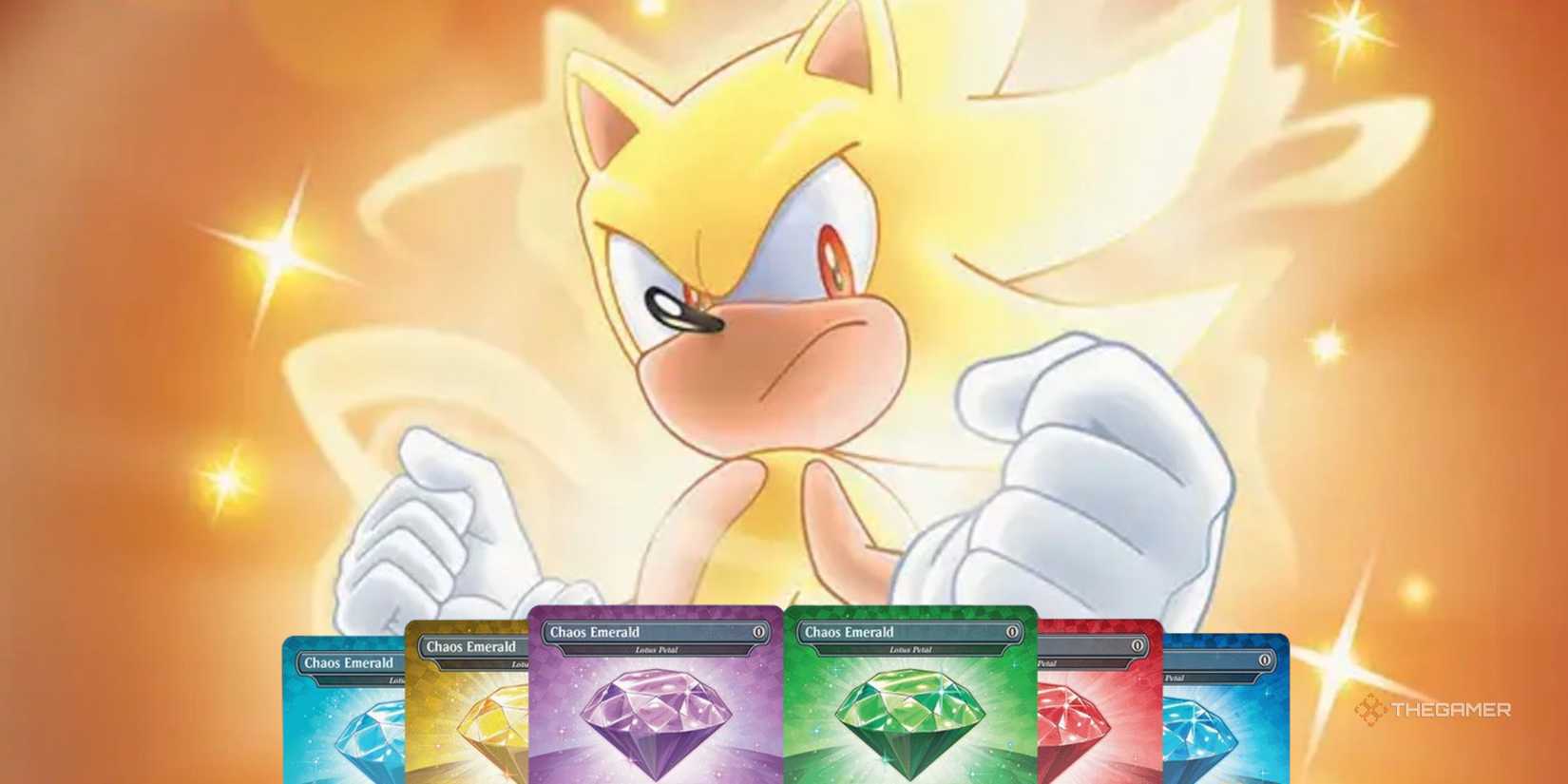 MTG's Sonic the Hedgehog Chaos Emerald bonus cards listed for up to ...