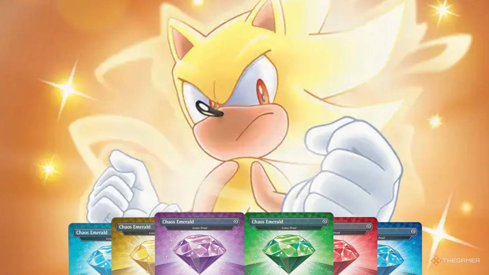MTG's Sonic The Hedgehog Secret Lair will include Chaos Emerald bonus cards