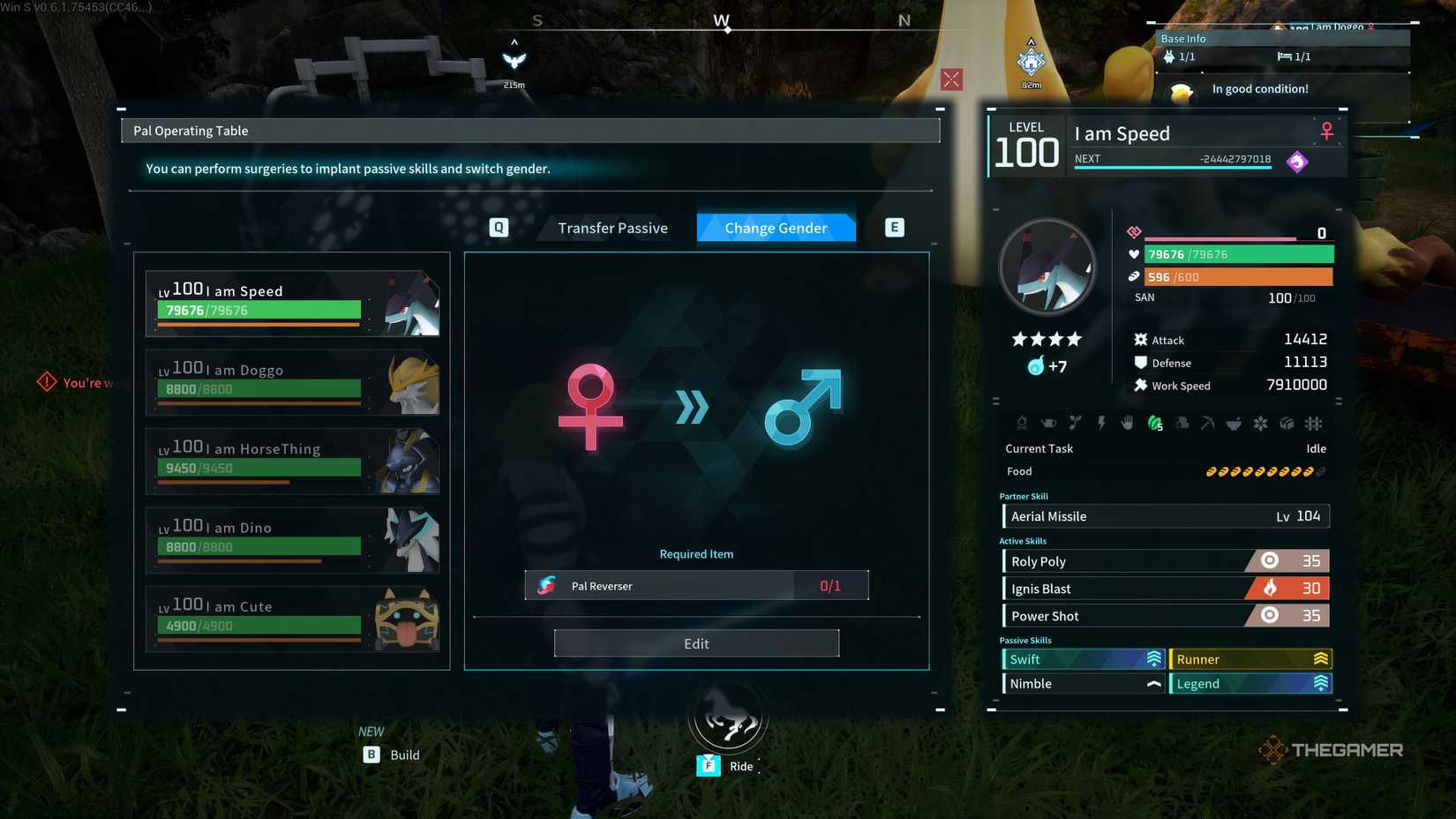 How To Change Your Pal's Gender With The Pal Reverser In Palworld