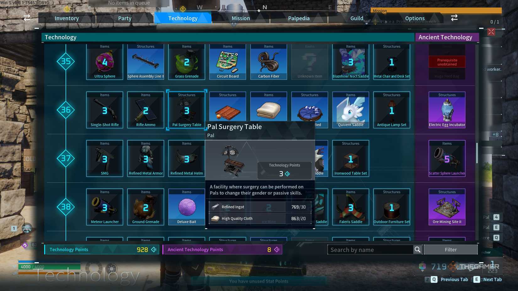 How To Get The Pal Surgery Tables In Palworld