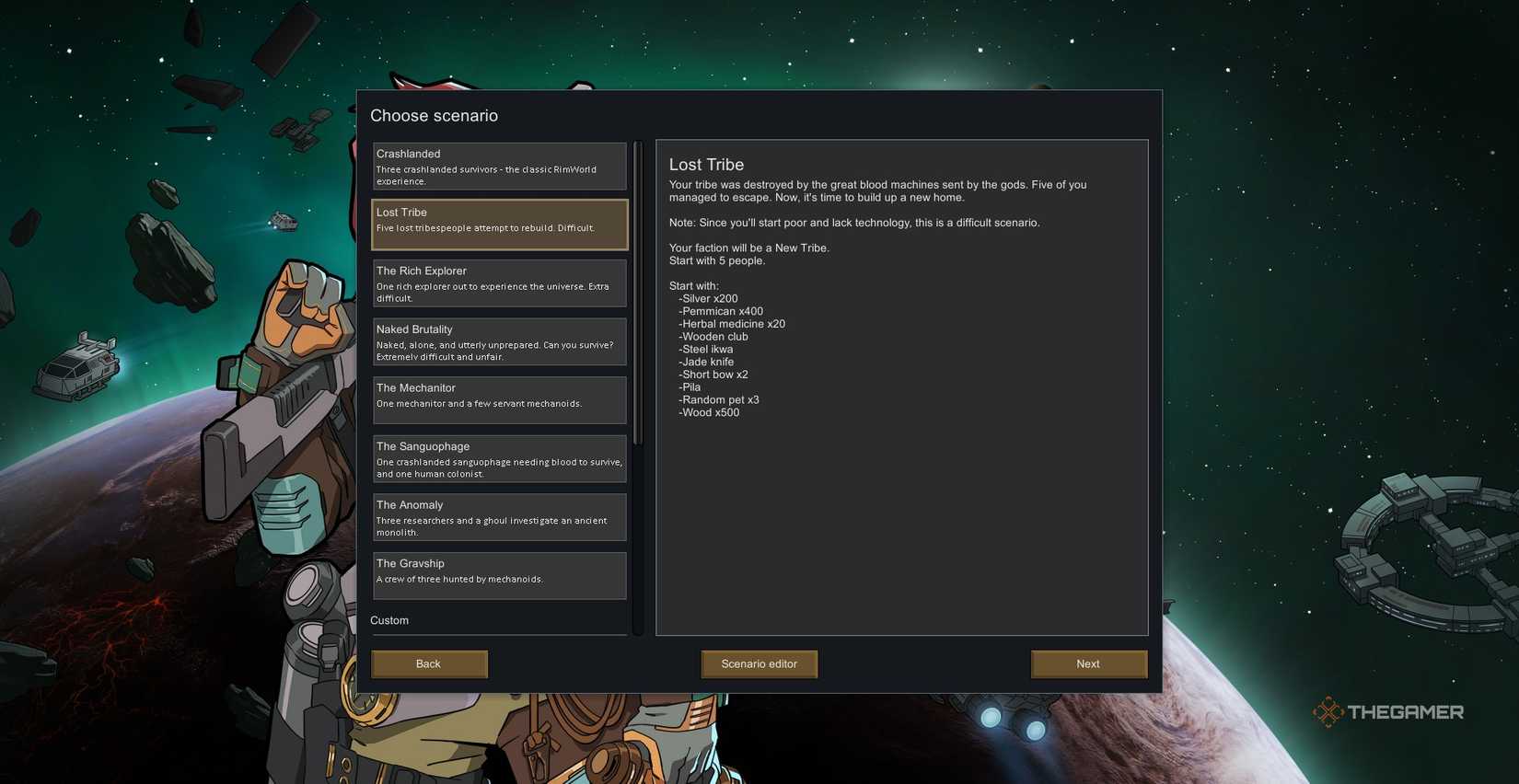 How To Make Custom Scenarios In Rimworld