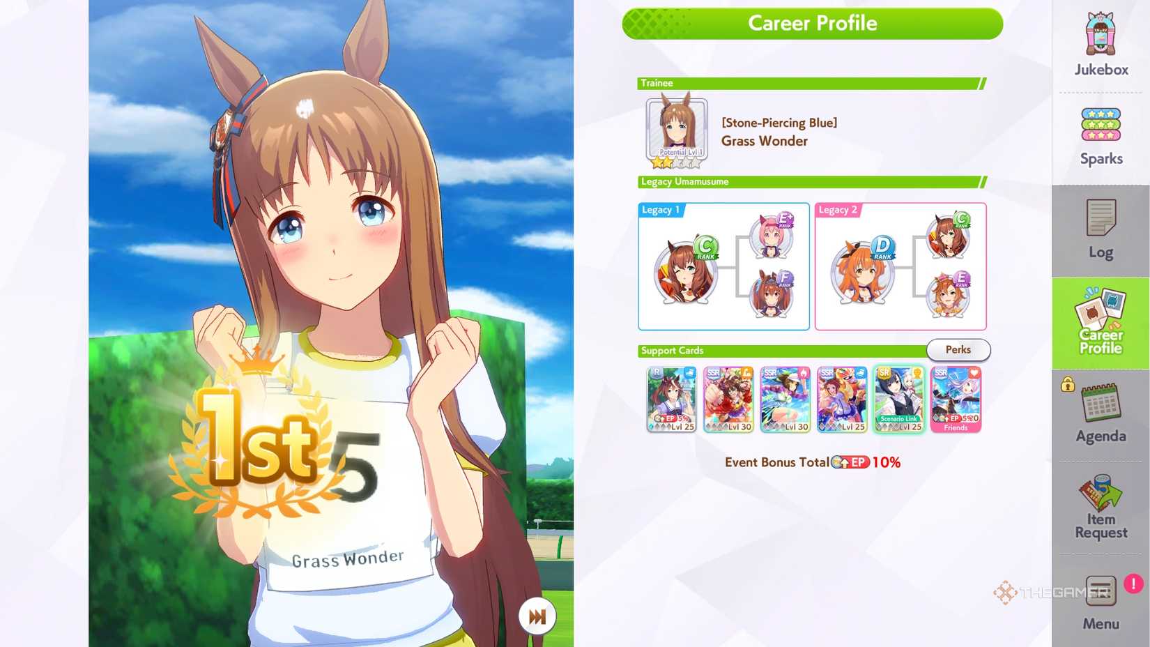 Best Stats, Skills, And Support Cards For Grass Wonder In Umamusume ...