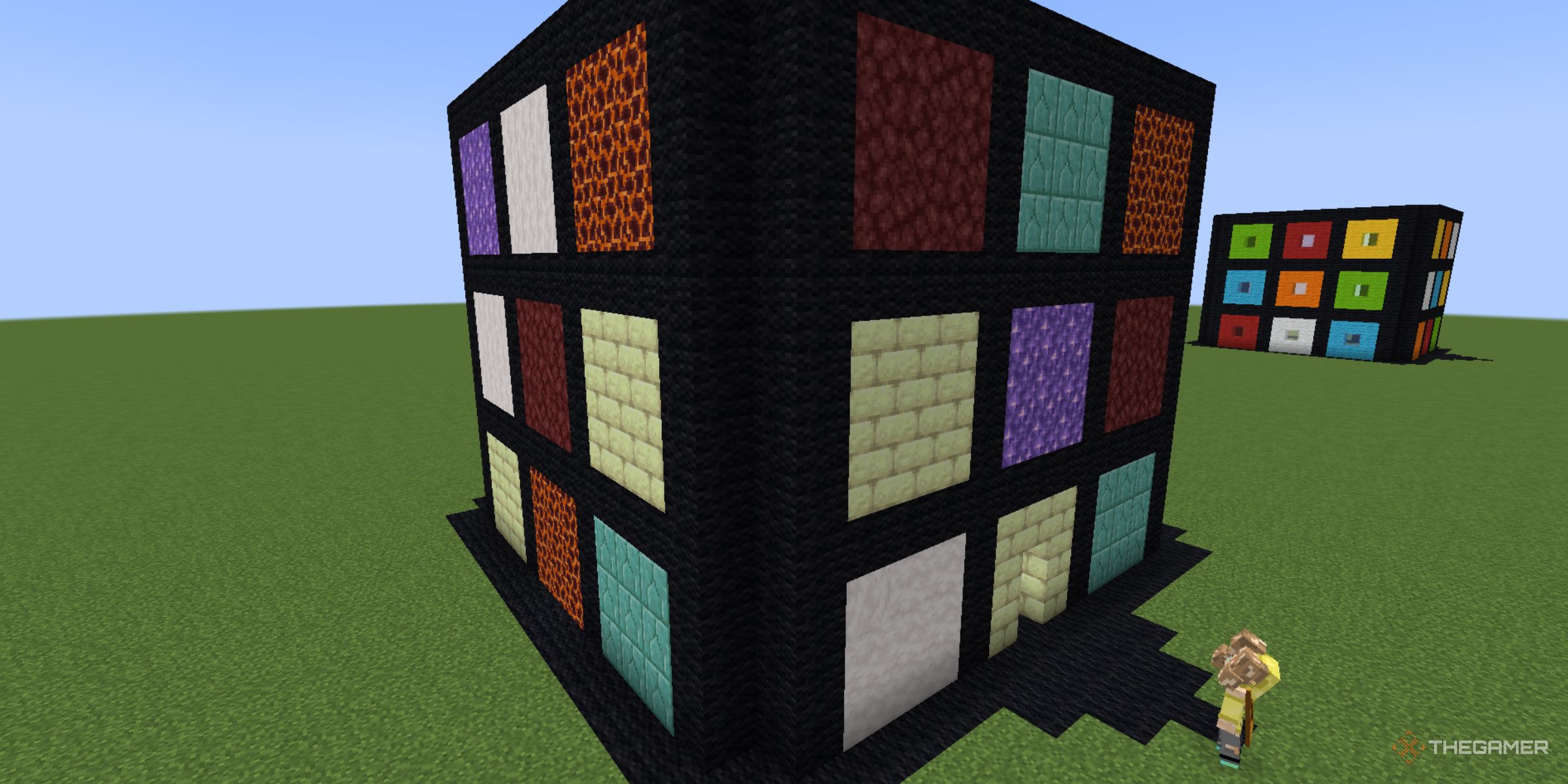Modern Cube House Minecraft