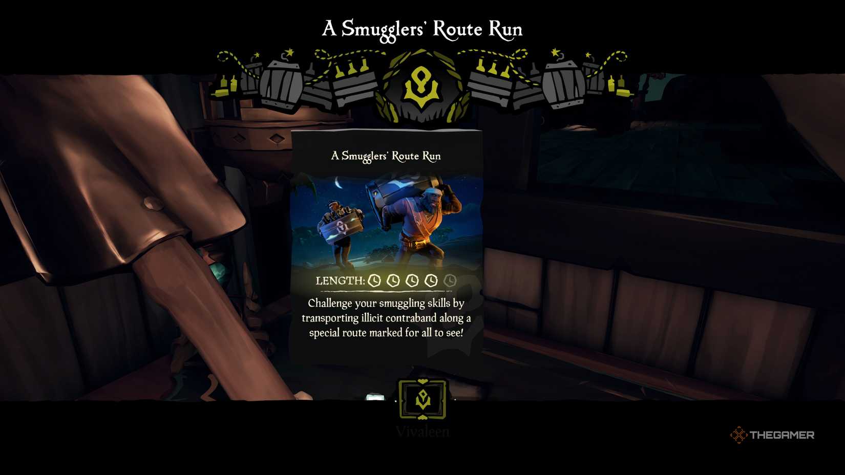 How To Start A Smugglers' Route Run In Sea Of Thieves