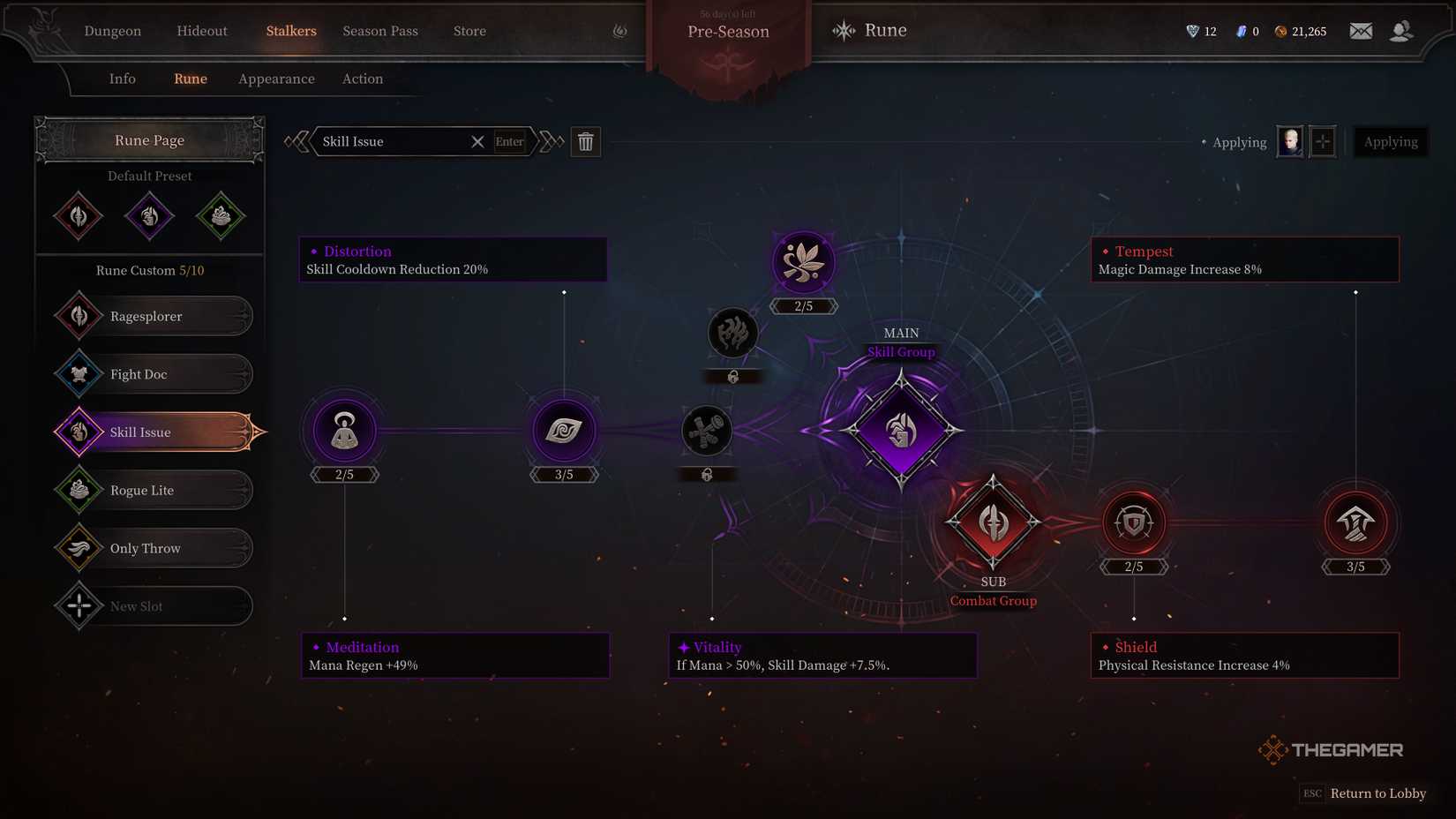 Best Build For Clad In Dungeon Stalkers