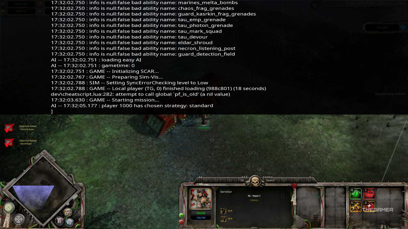 How To Use Console Commands In Warhammer 40K: Dawn Of War