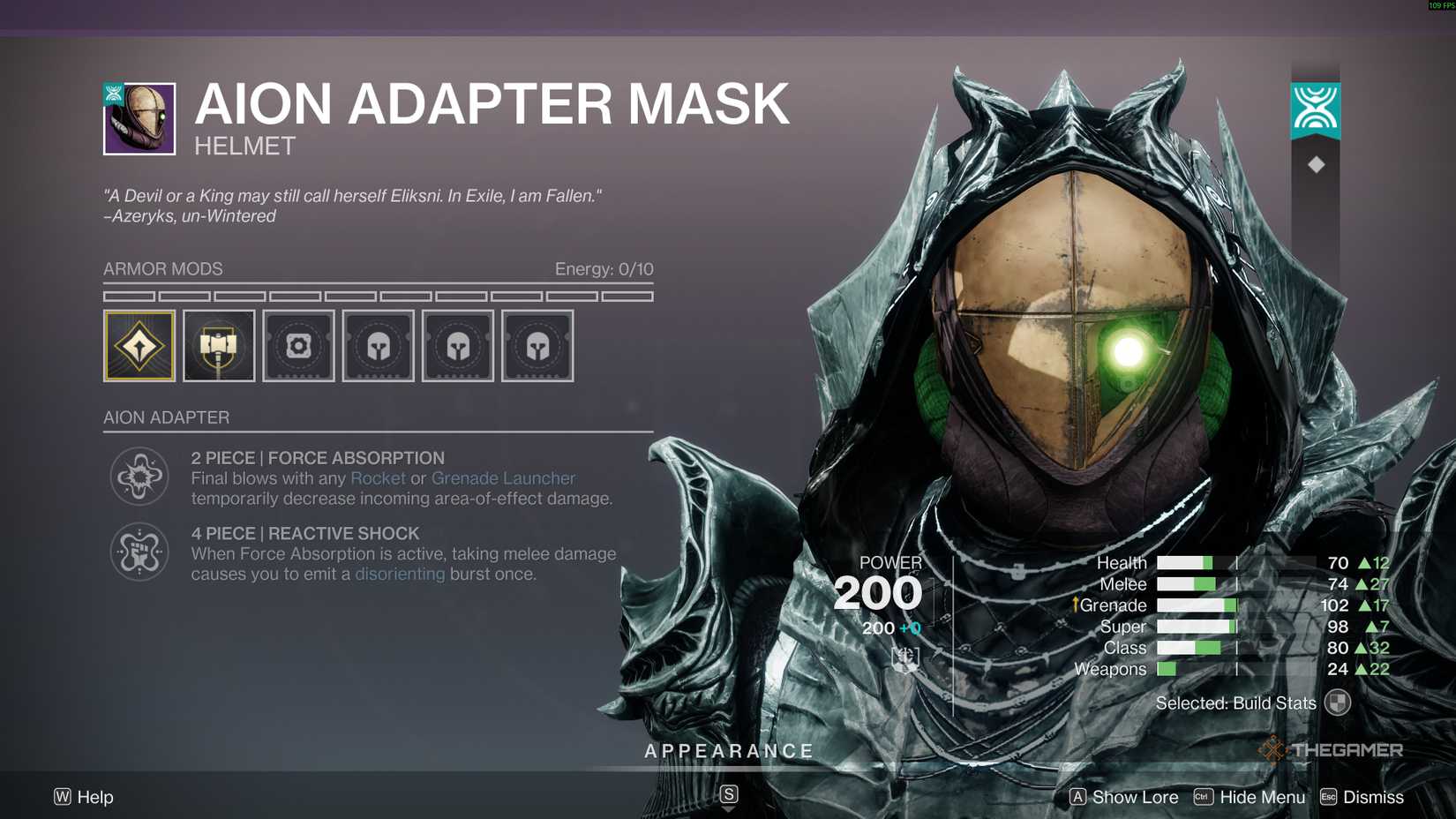 destiny armor optimizer