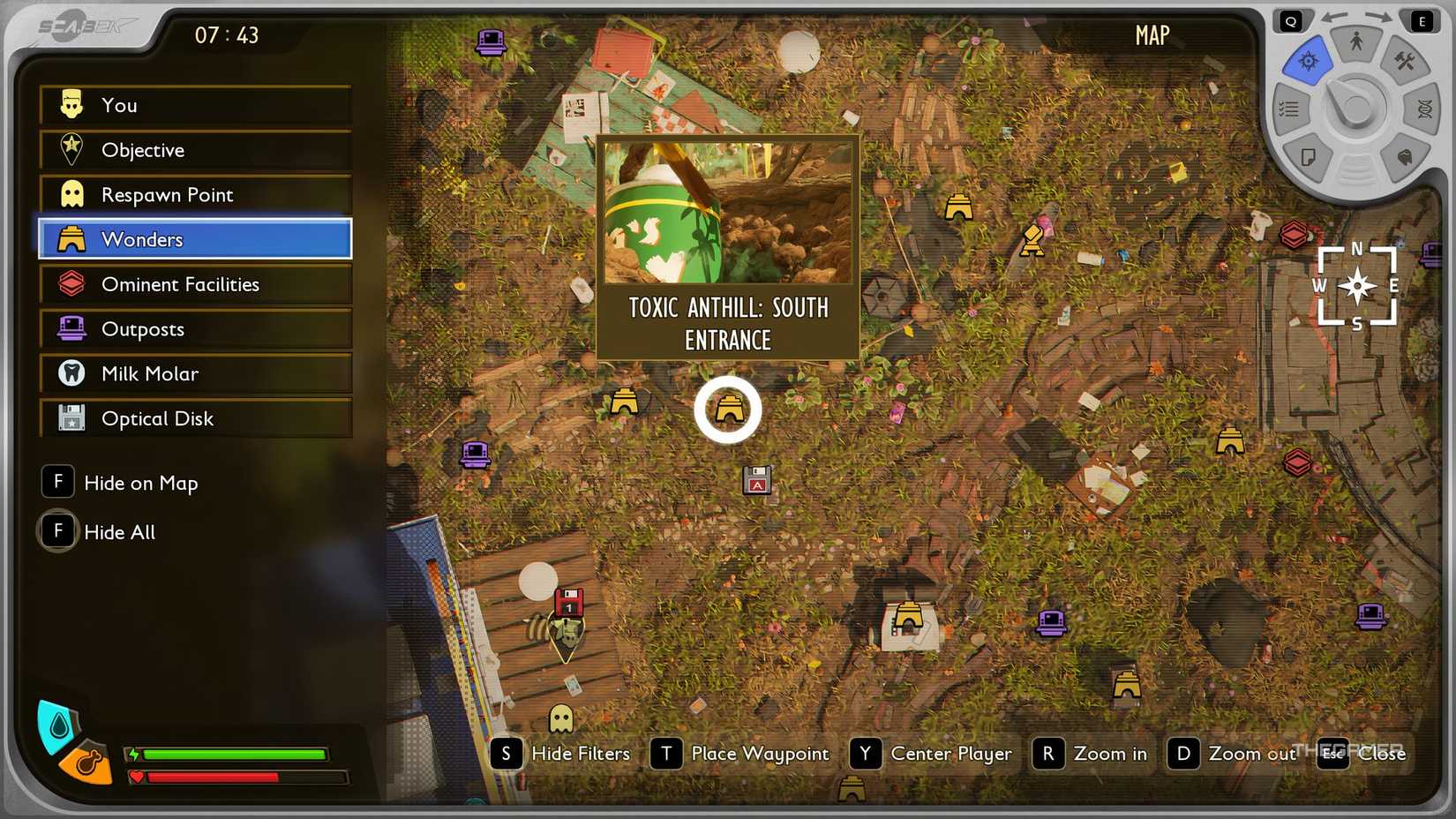 Where To Find All Optical Disks In Grounded 2