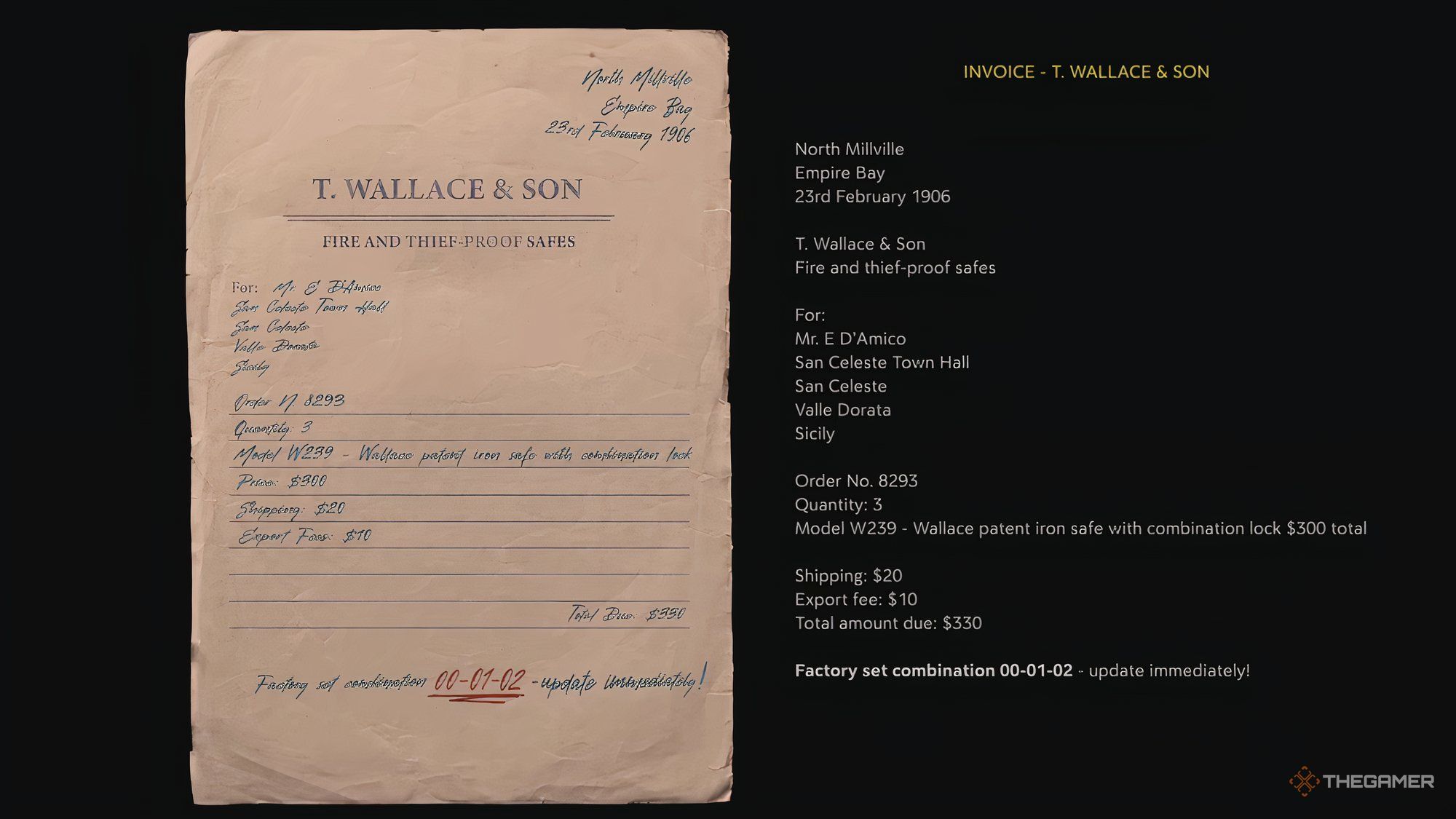 How To Find And Open All Safes In Mafia: The Old Country