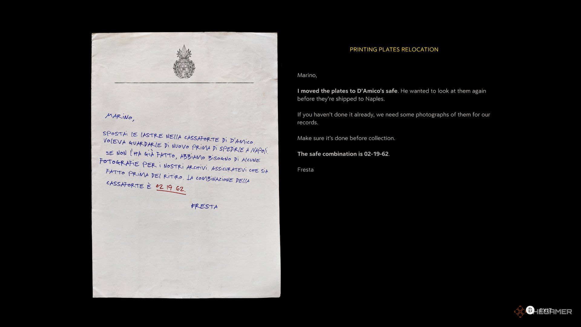 Where To Find All Notes In Mafia: The Old Country