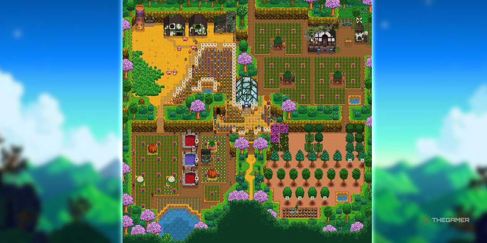 Best Four Corners Farm Layouts For Inspiration In Stardew Valley