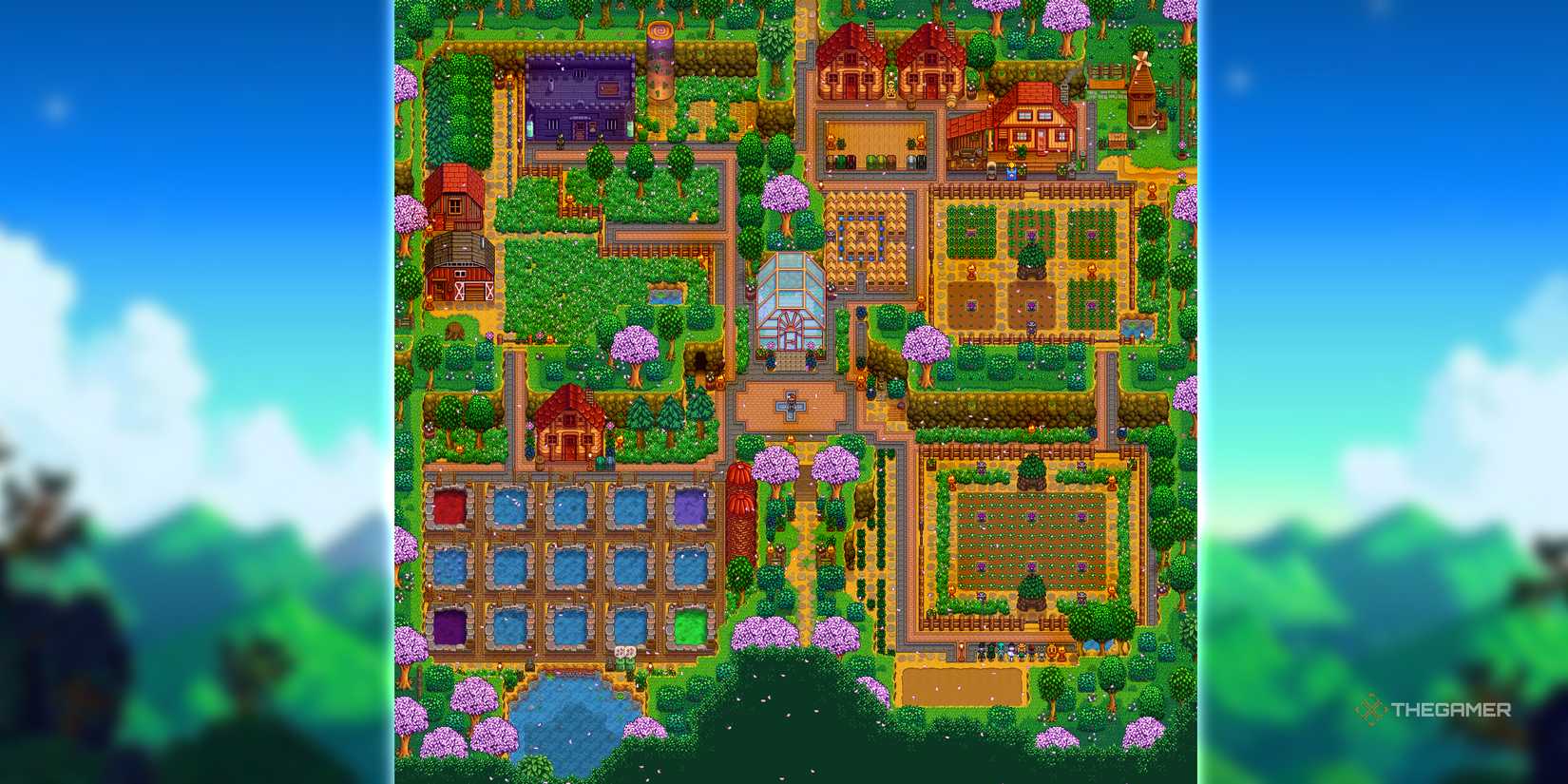 Best Four Corners Farm Layouts For Inspiration In Stardew Valley