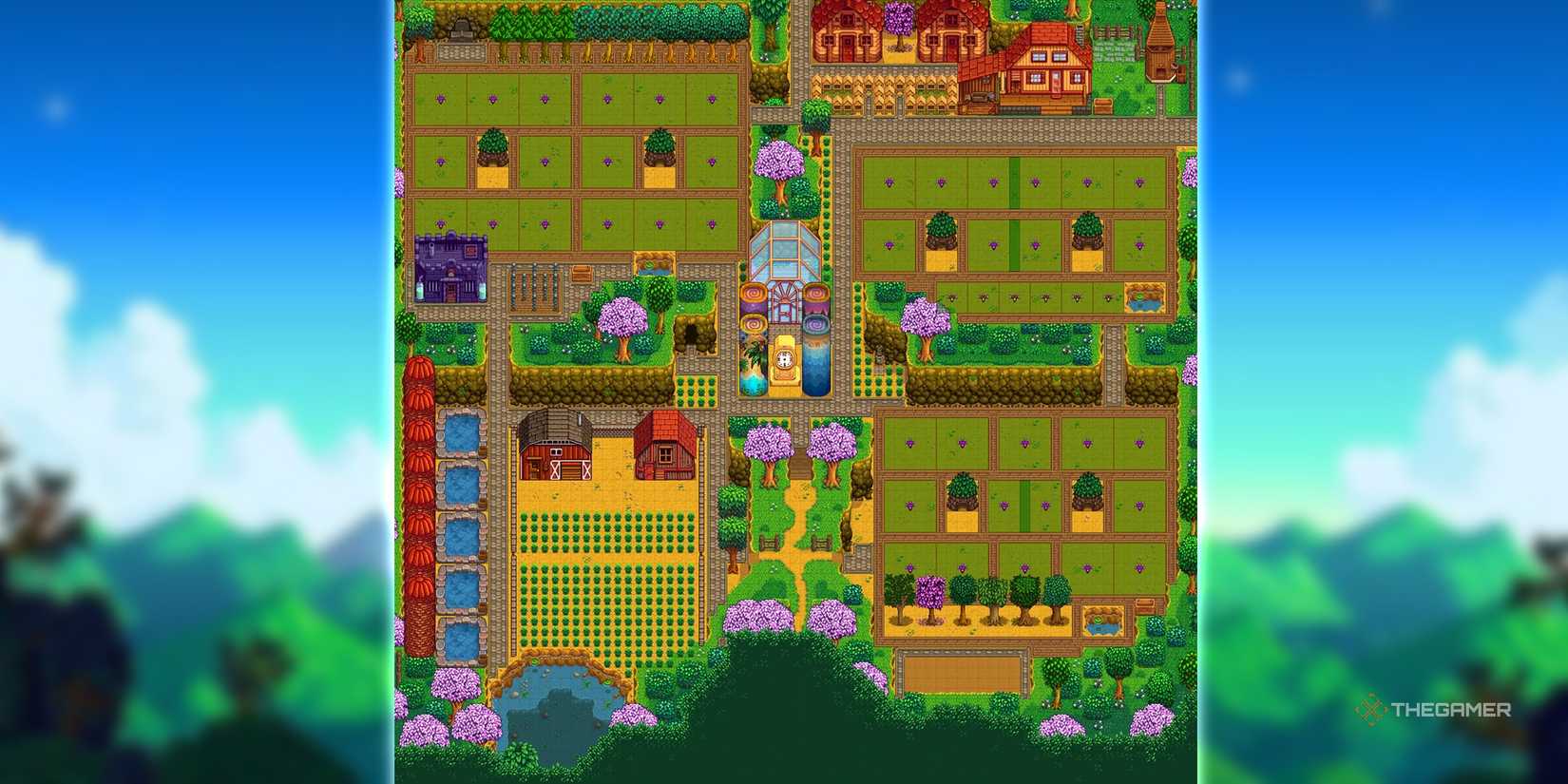 Best Four Corners Farm Layouts For Inspiration In Stardew Valley