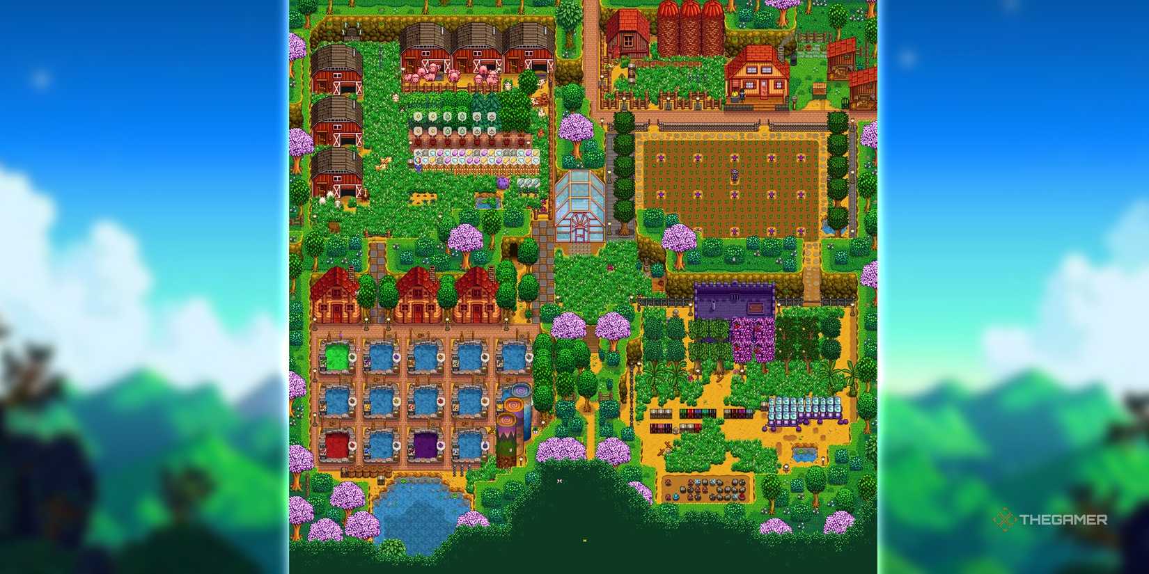 Meilleurs mises en page Four Corners Farm pour l'inspiration à Stardew ...