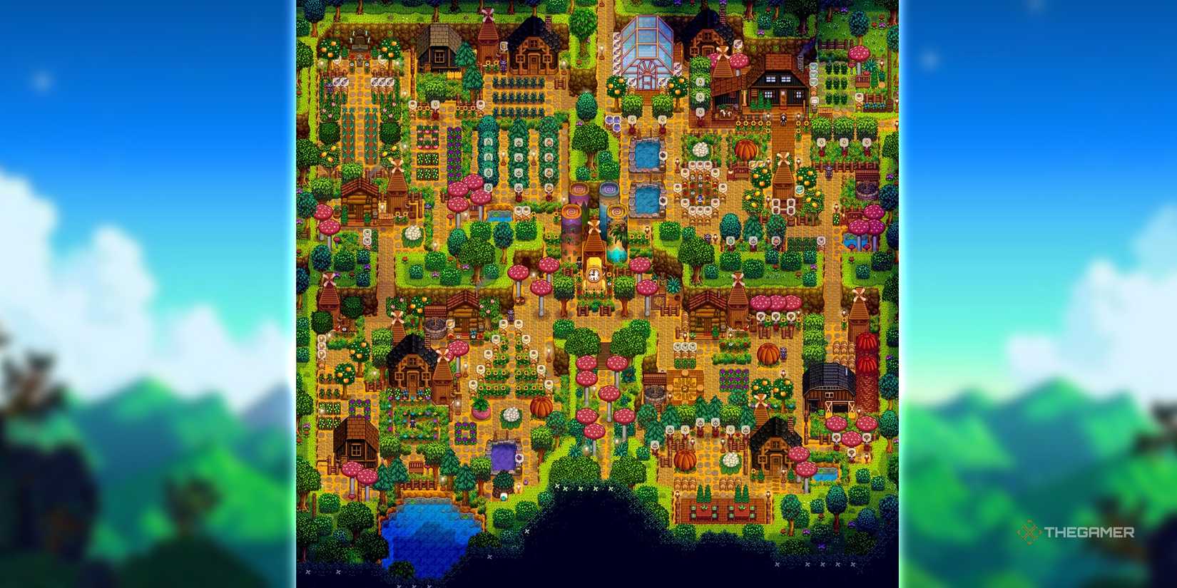 Best Four Corners Farm Layouts For Inspiration In Stardew Valley