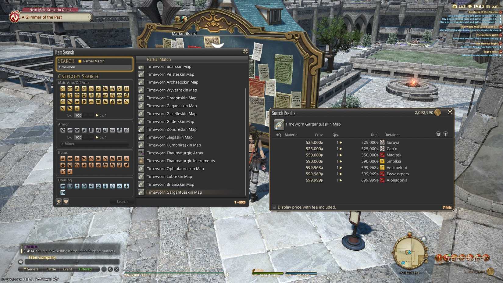 Where To Find Timeworn Gargantuaskin Treasure Maps In FFXIV