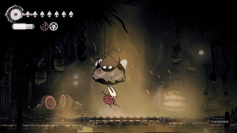 How To Deliver The Courier Rasher In Hollow Knight: Silksong.
