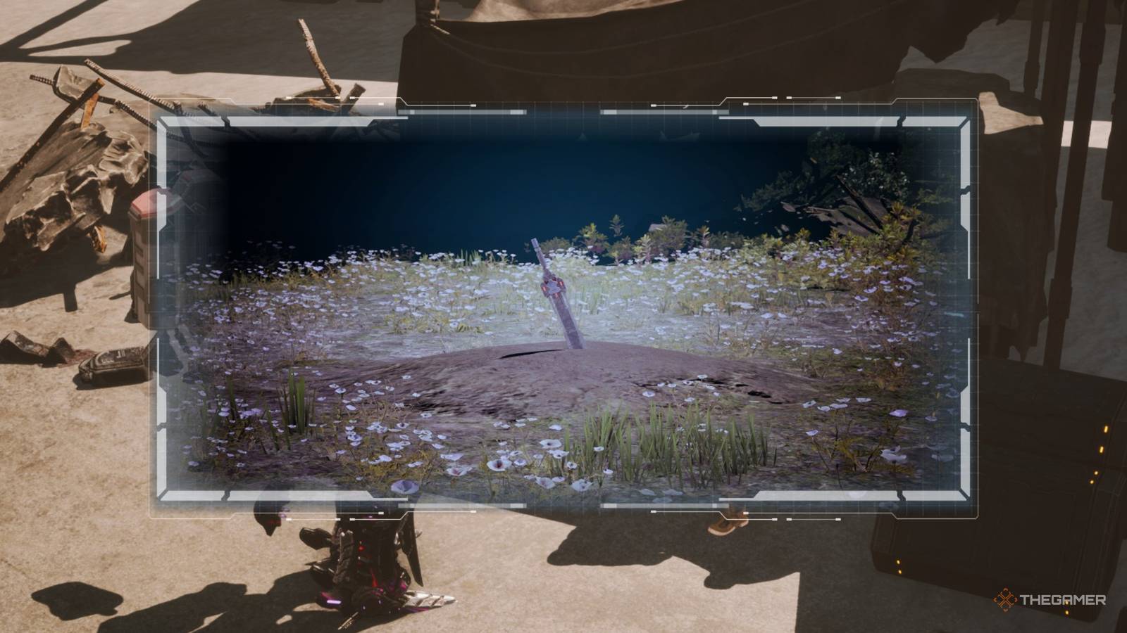 Where To Find The Sword Grave In Daemon X Machina: Titanic Scion