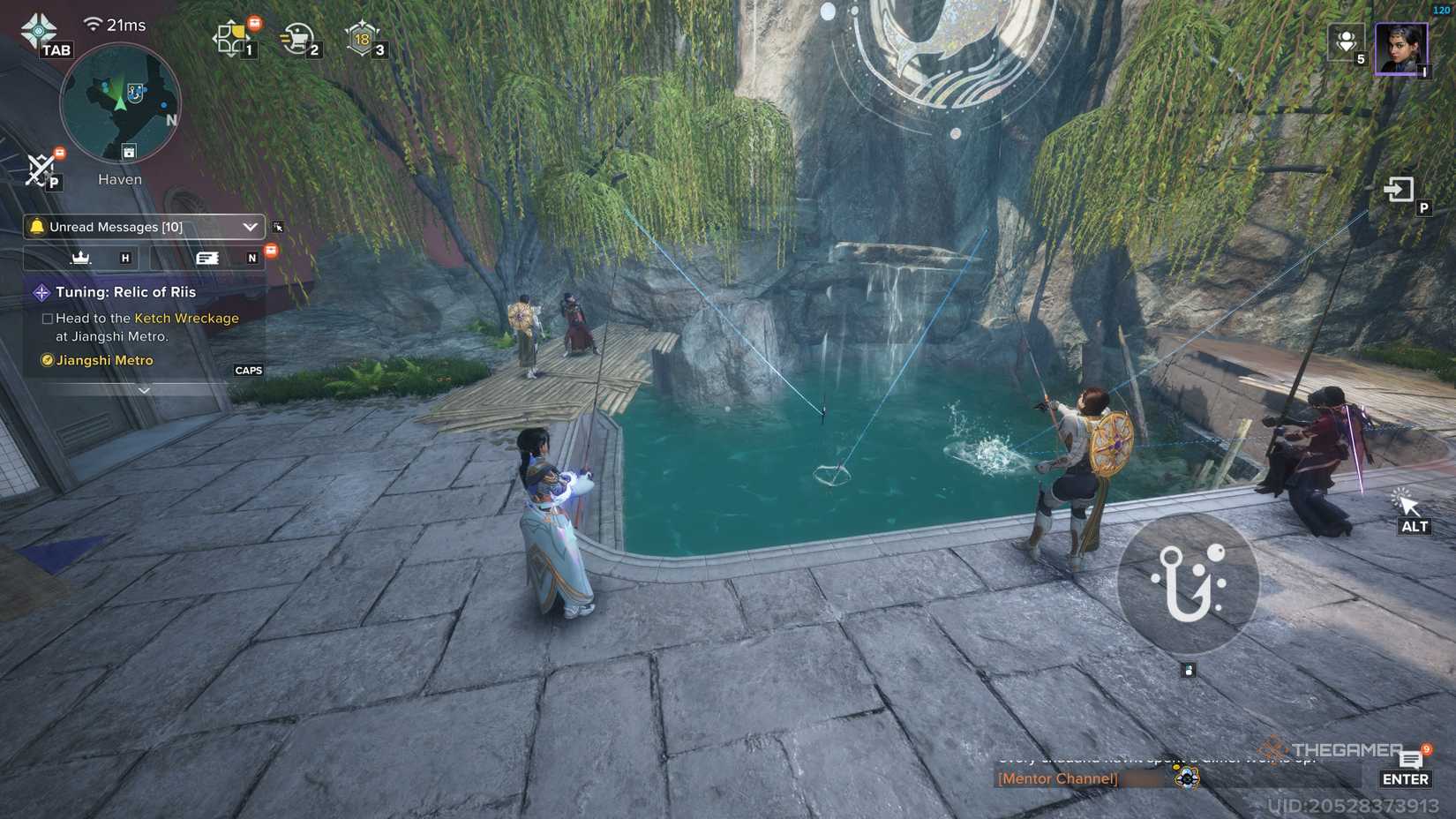 How To Fish In Destiny: Rising