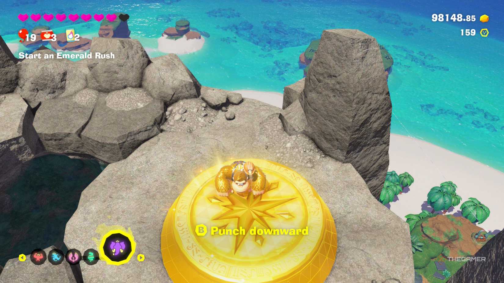 How To Solve The Banandiumtone Floating Islet Puzzle In Donkey Kong ...