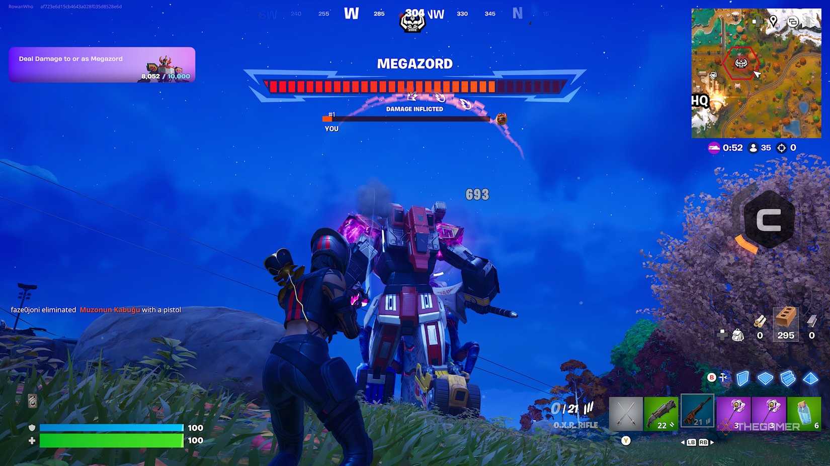 How To Get The Megazord Mythic In Fortnite Chapter 6 Season 4