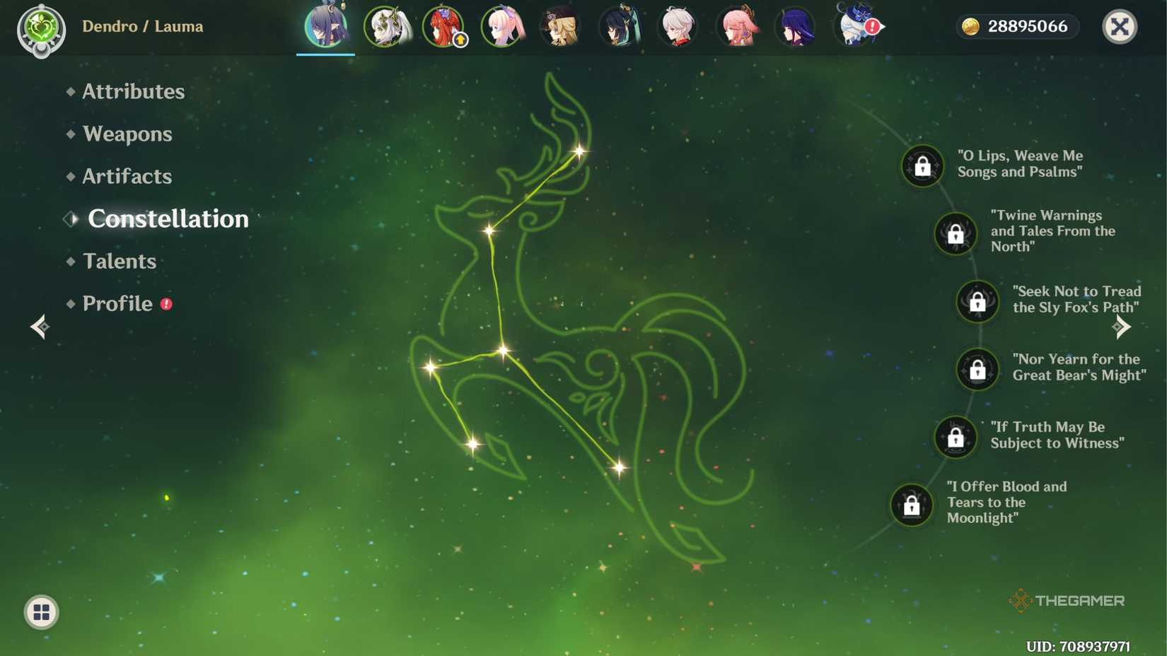 The Best Build, Weapons, Artifacts, And Team Members For Lauma In Genshin Impact