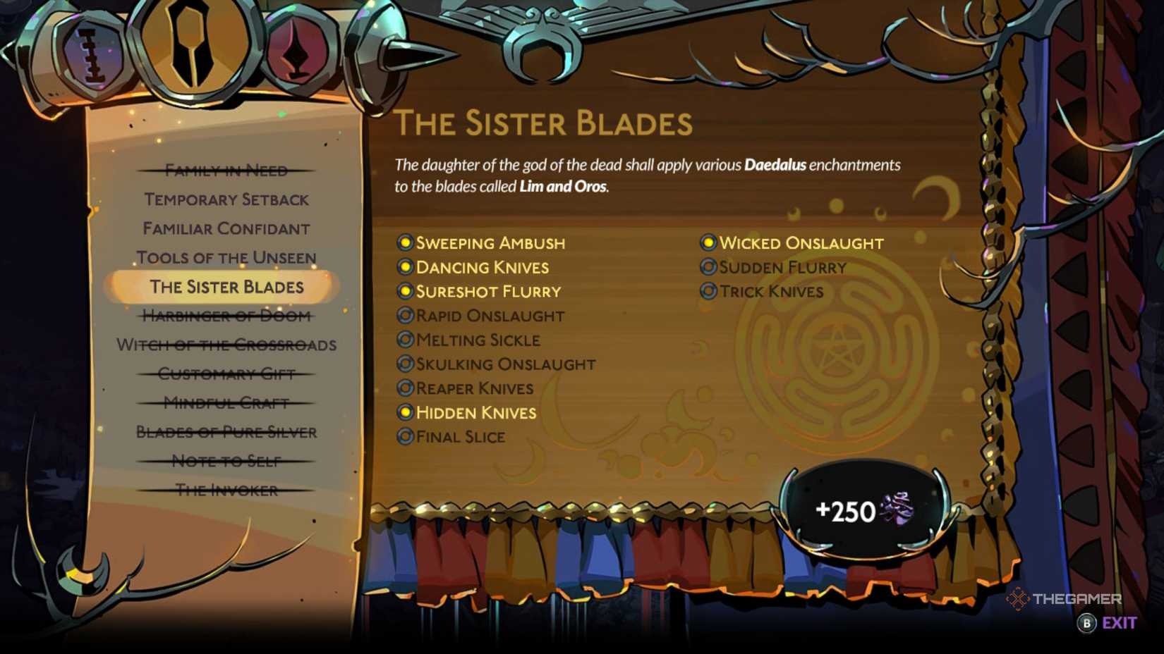 Every Fated List Objective And Reward In Hades 2